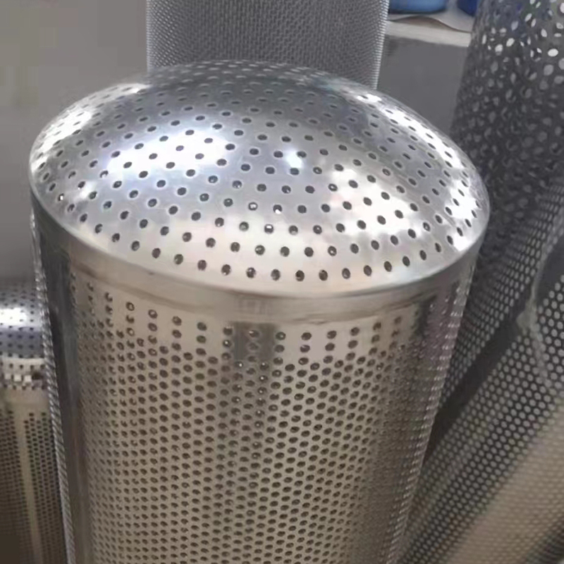 Pleated Stainless Steel Filter Element Cartridge Remove Impurities